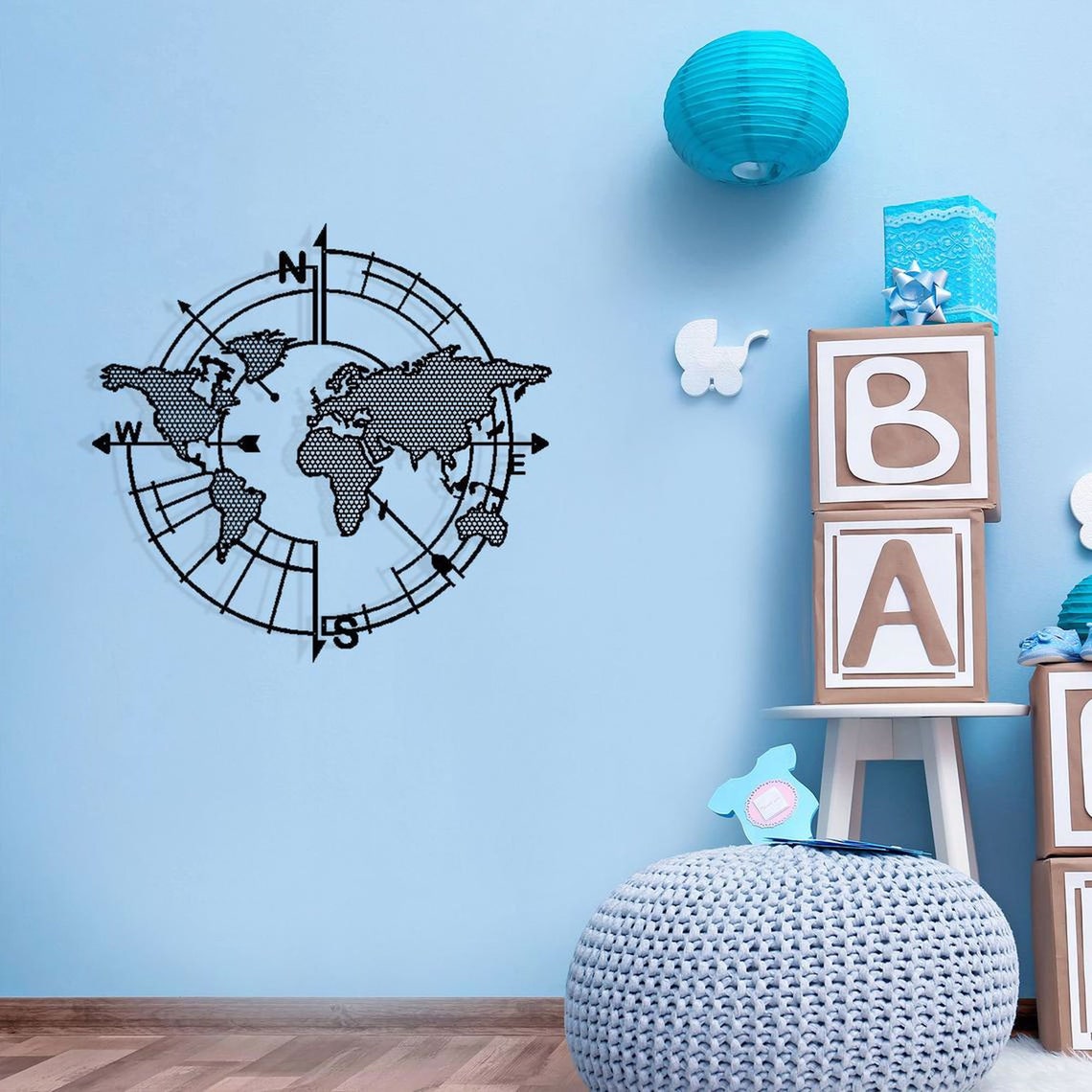 World Map Metal Wall Decor World Map Wall Art World Map for - Etsy