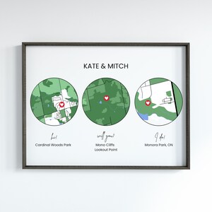Hi, Will You, I Do Map / Custom Wedding Map/ Where We Met Map ...