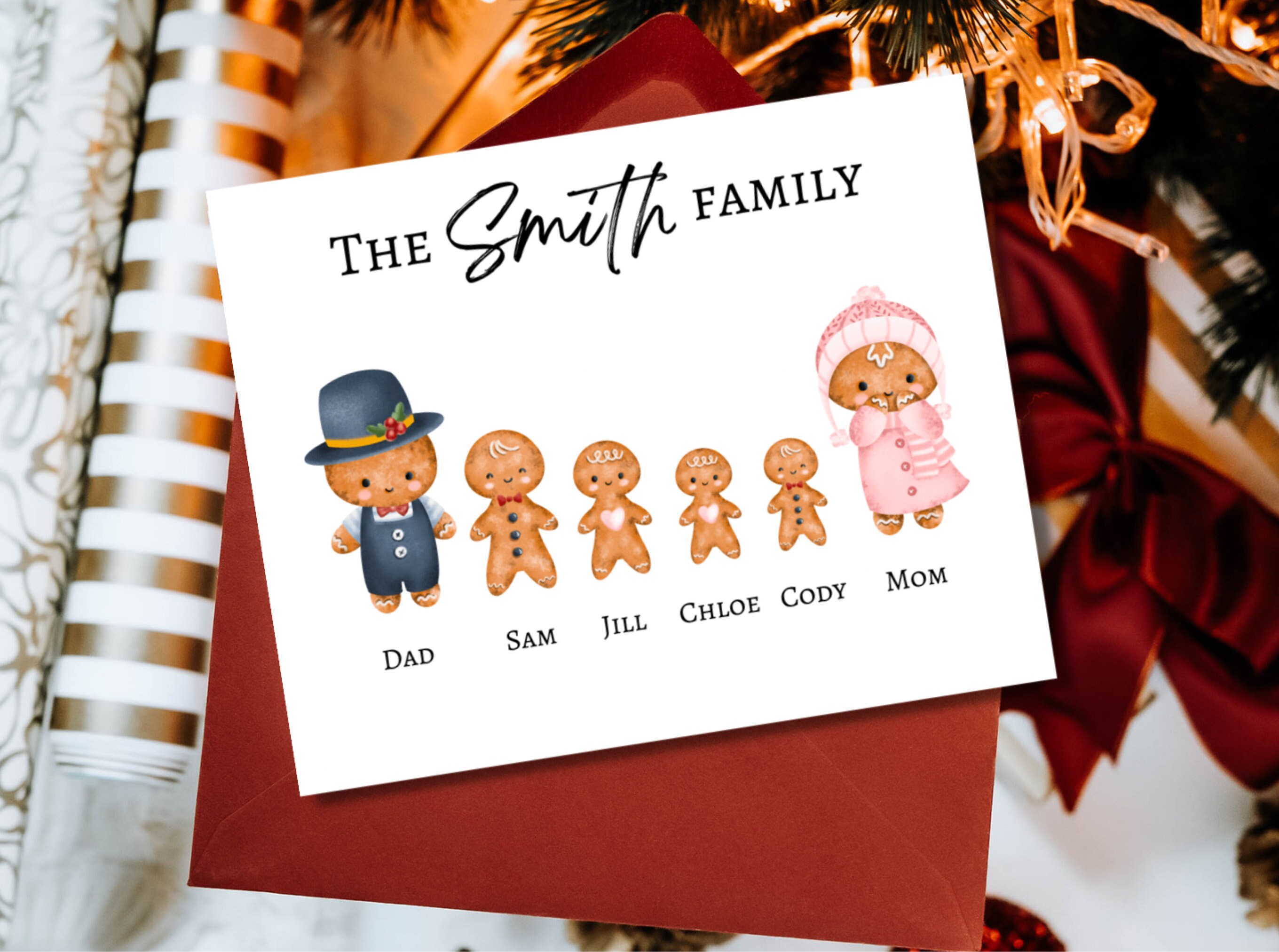 Gingerbread Family With Baby