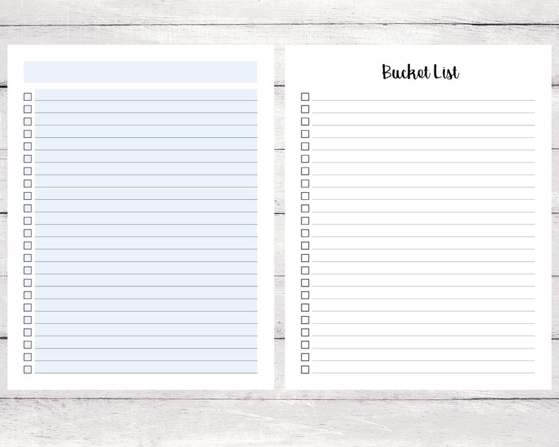 Self-customizable Editable to Do List Templates. Personalized Editable ...
