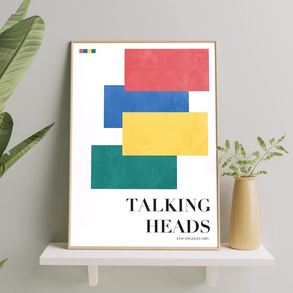 Talking Heads Poster - Etsy