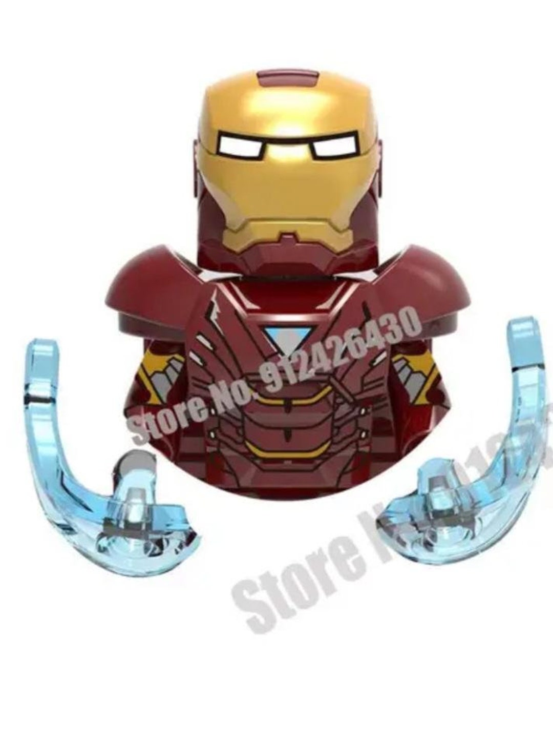 Marvel Ironman Minifigure Figure Fits With Other Brands New in Package ...