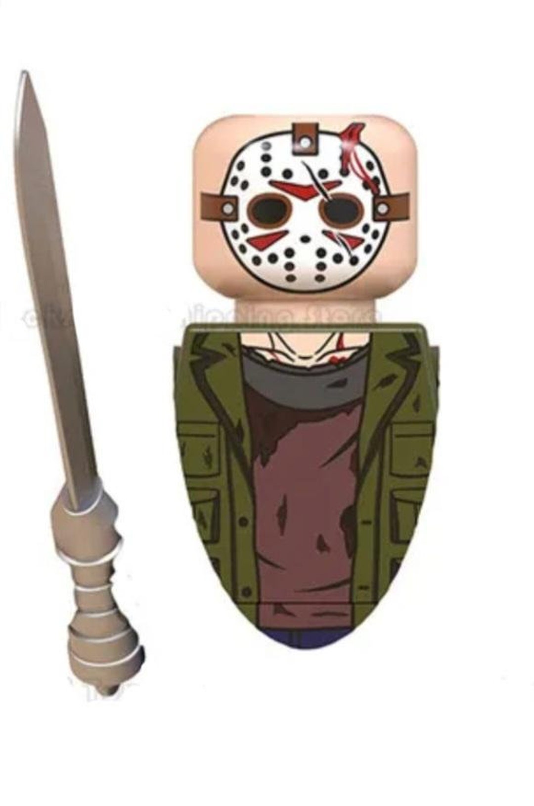 Jason Friday the 13th Movie Horror Scary Minifigure Figure - Etsy
