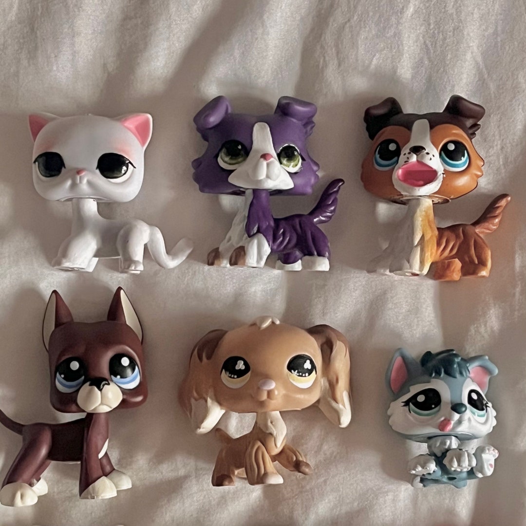 Custom Main 5 LPS Authentic Husky Puppy Littlest Pet Shop Pick and ...
