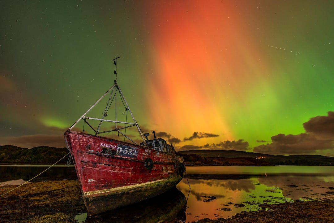 Sabrina With the Aurora in Donegal Ireland on 10th May 24 - Wild ...