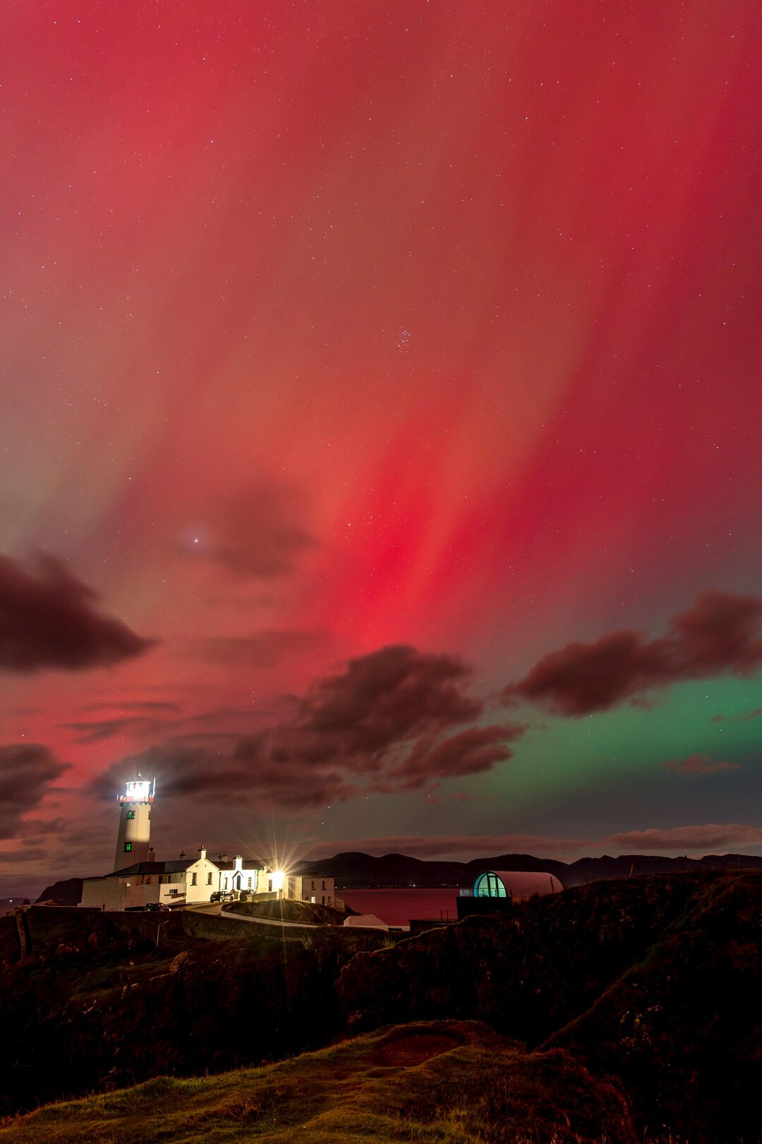 Fanad Lighthouse Aurora Borealis Print - Donegal Ireland, Northern ...