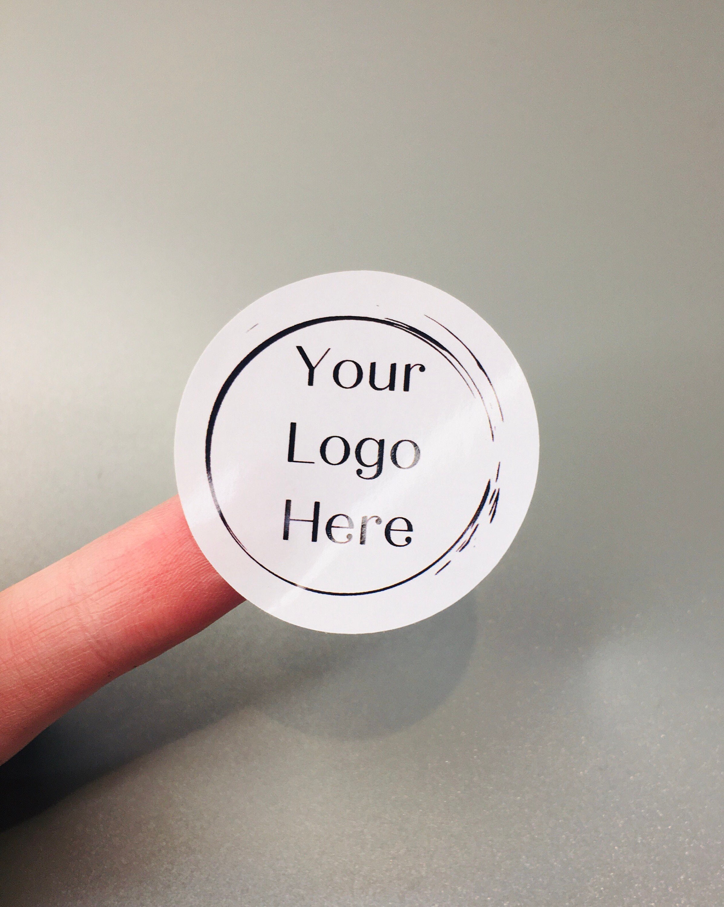 glossy-logo-stickers-custom-glossy-stickers-die-cut-etsy-uk