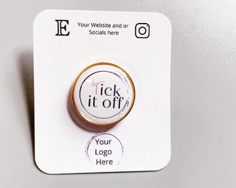 Pin Badge Backing Card | Etsy UK