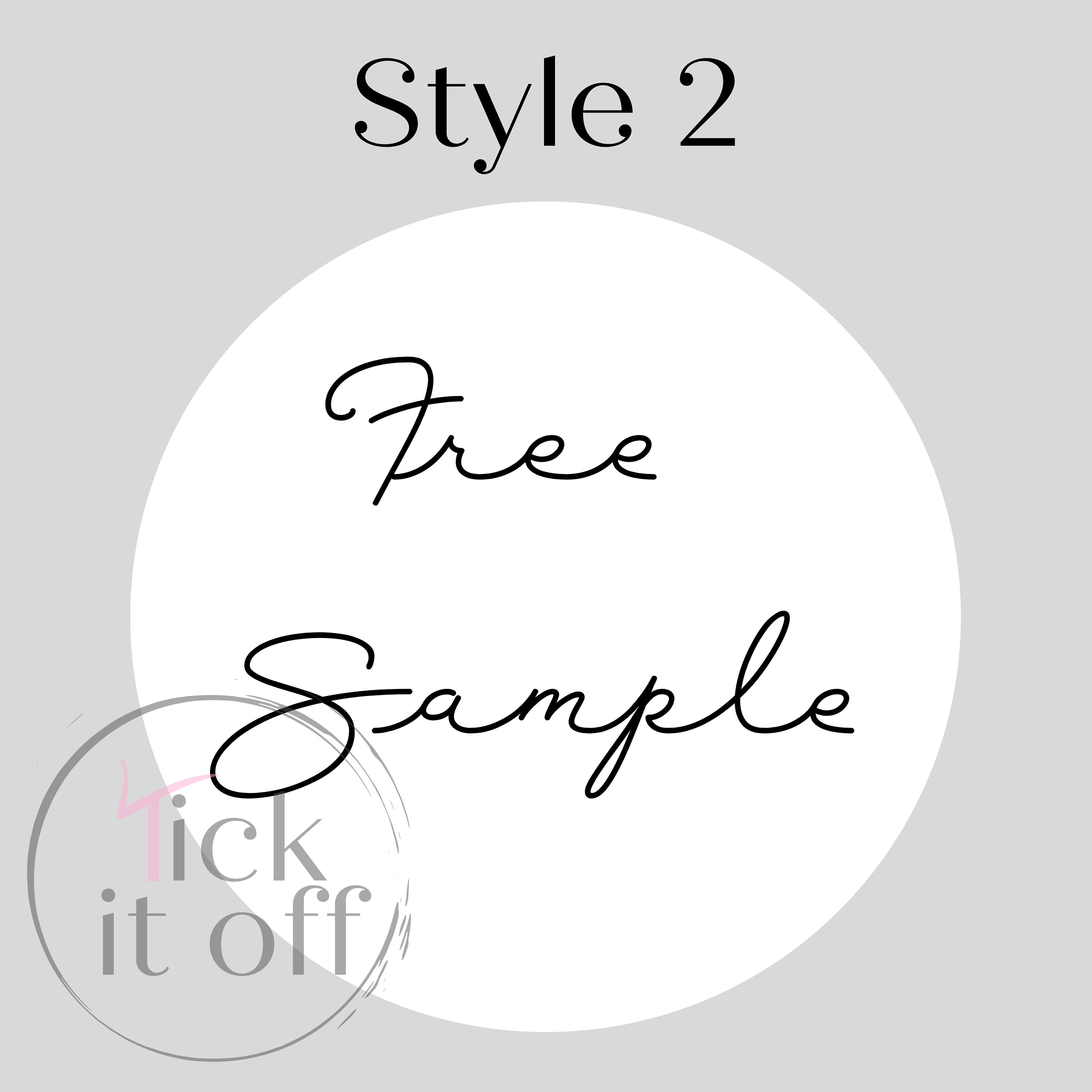 Freebie Stickers Free Sample Sticker Small Business - Etsy UK