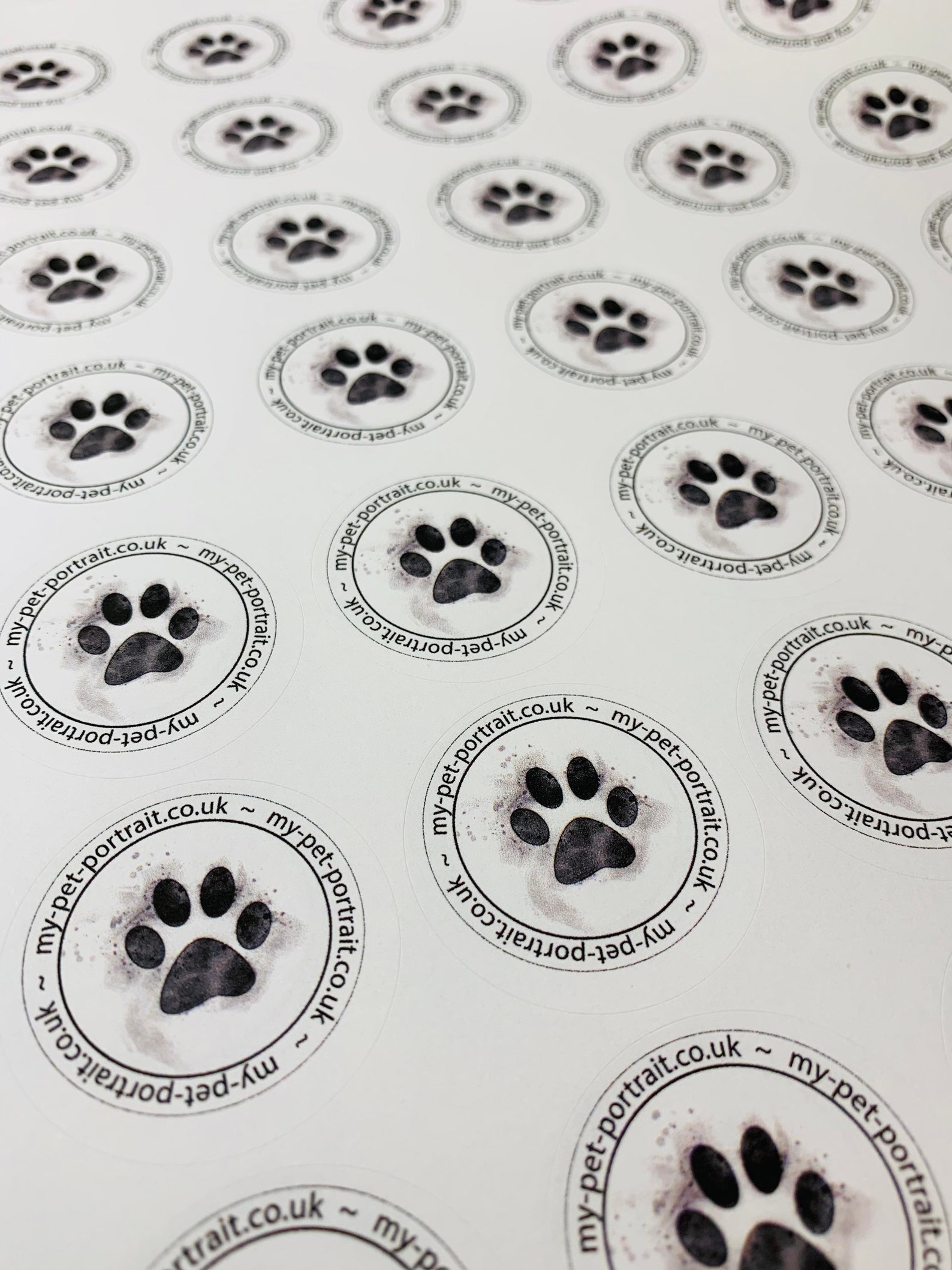 Small Business Logo Stickers Personalised Business Labels - Etsy UK