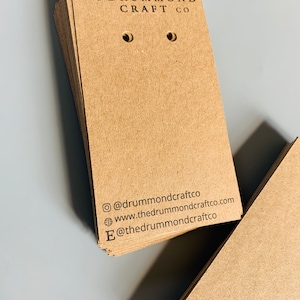 Custom, Keyring Backing Card, Recycled, Eco Friendly Packaging, Custom ...