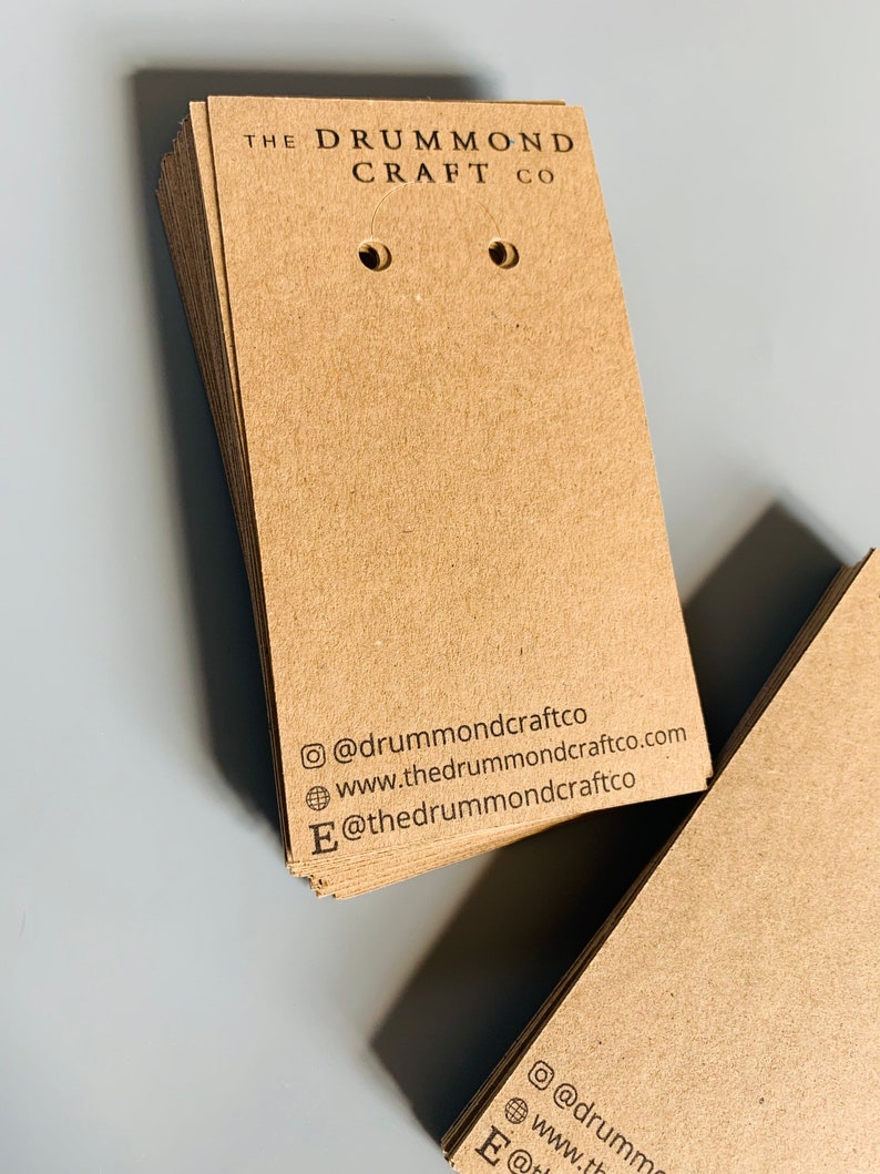 Custom Keyring Backing Card Recycled Eco Friendly | Etsy