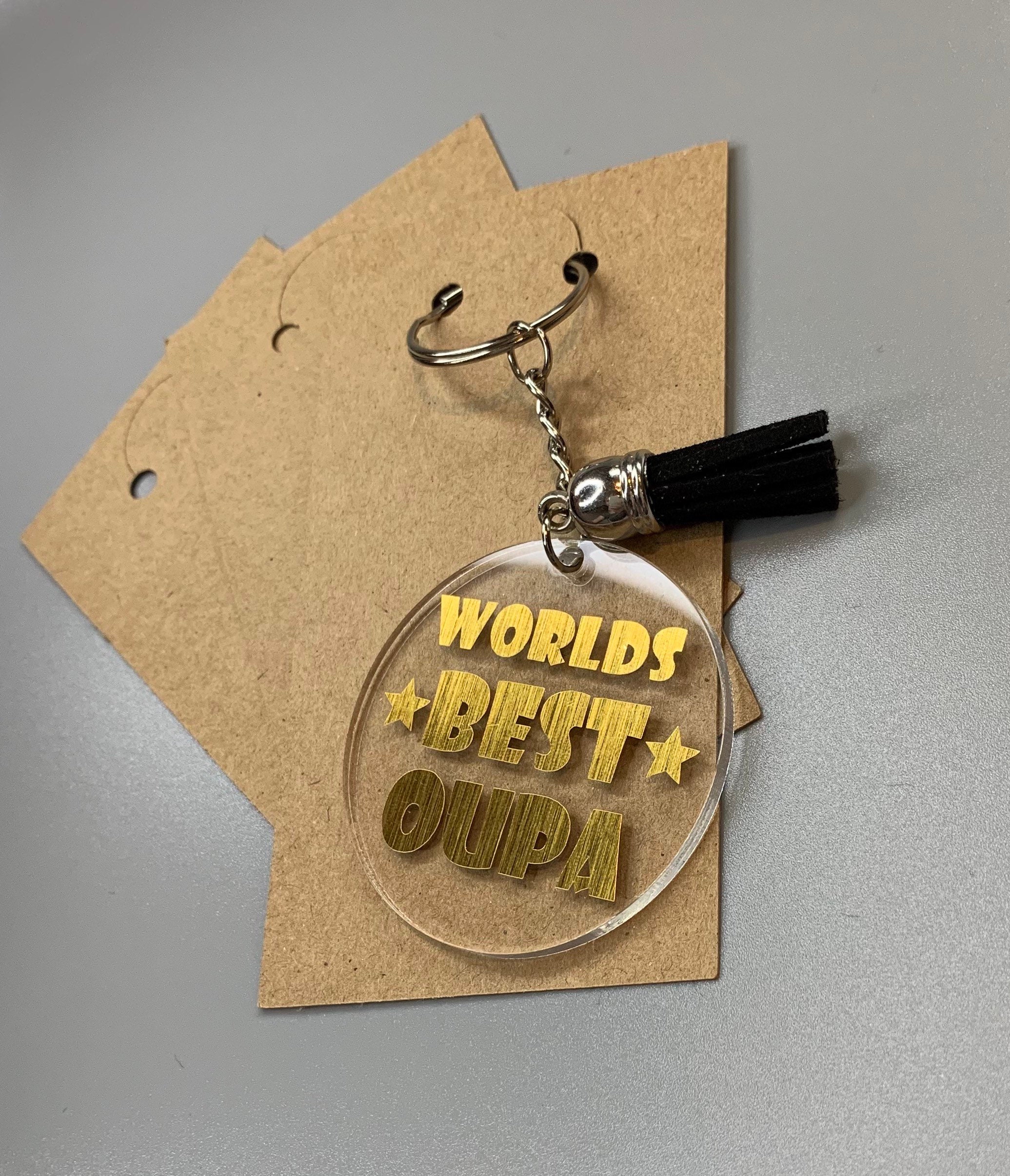 Blank, Keyring Backing Card, Kraft, Recycled, Eco Friendly Packaging ...