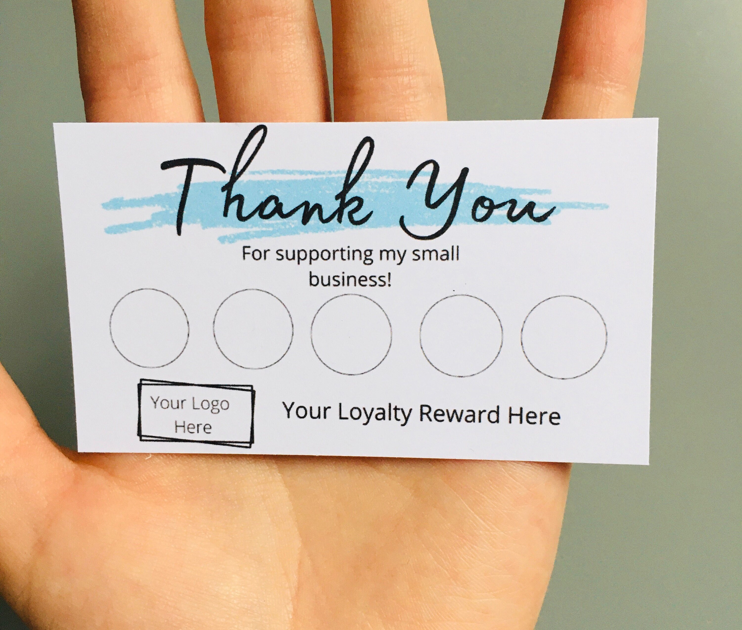 Custom Loyalty Cards Loyalty Card Stickers Loyalty Card - Etsy UK