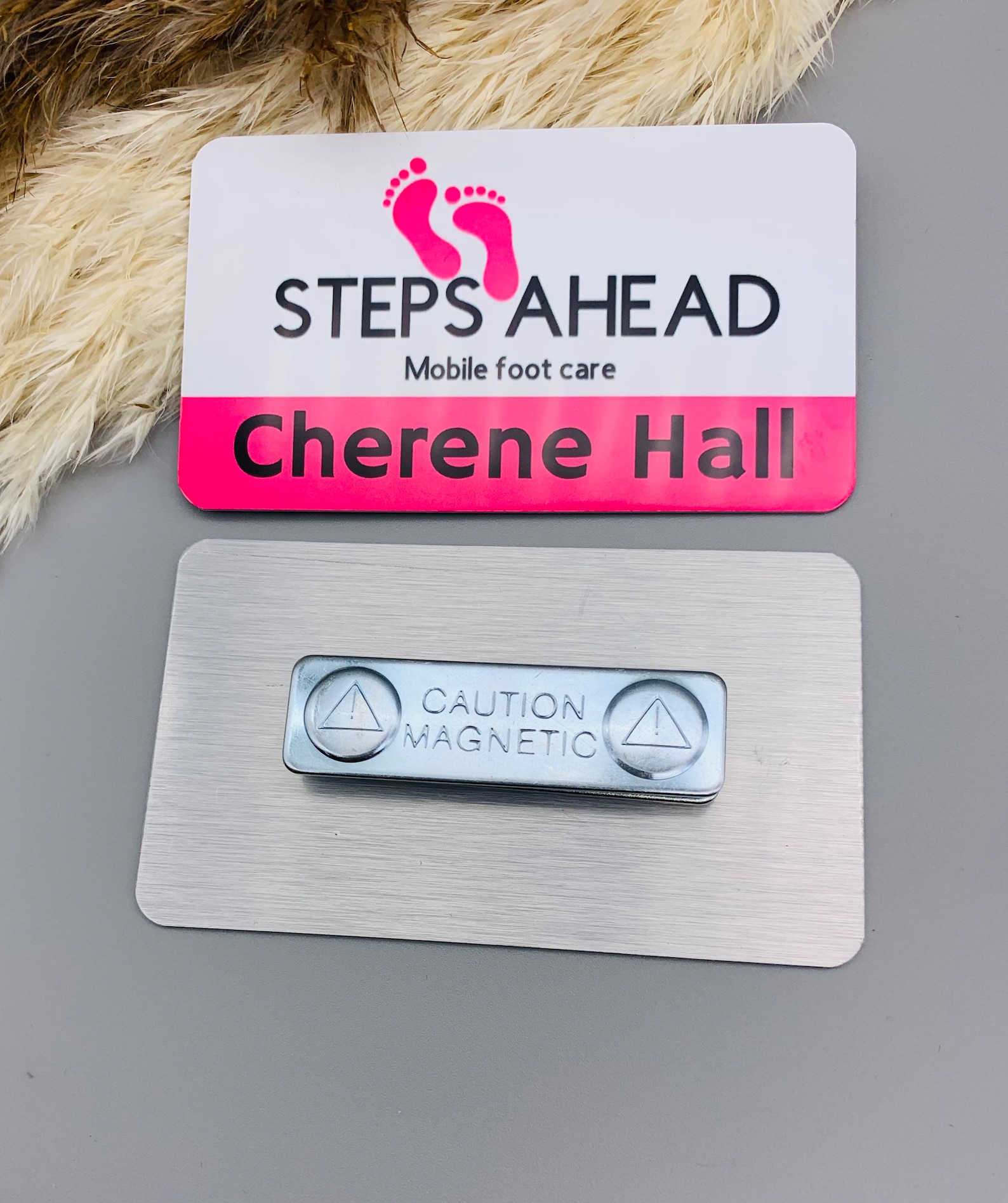 Custom Name Tag Logo Name Tags Metal Name Badge Magnet - Etsy