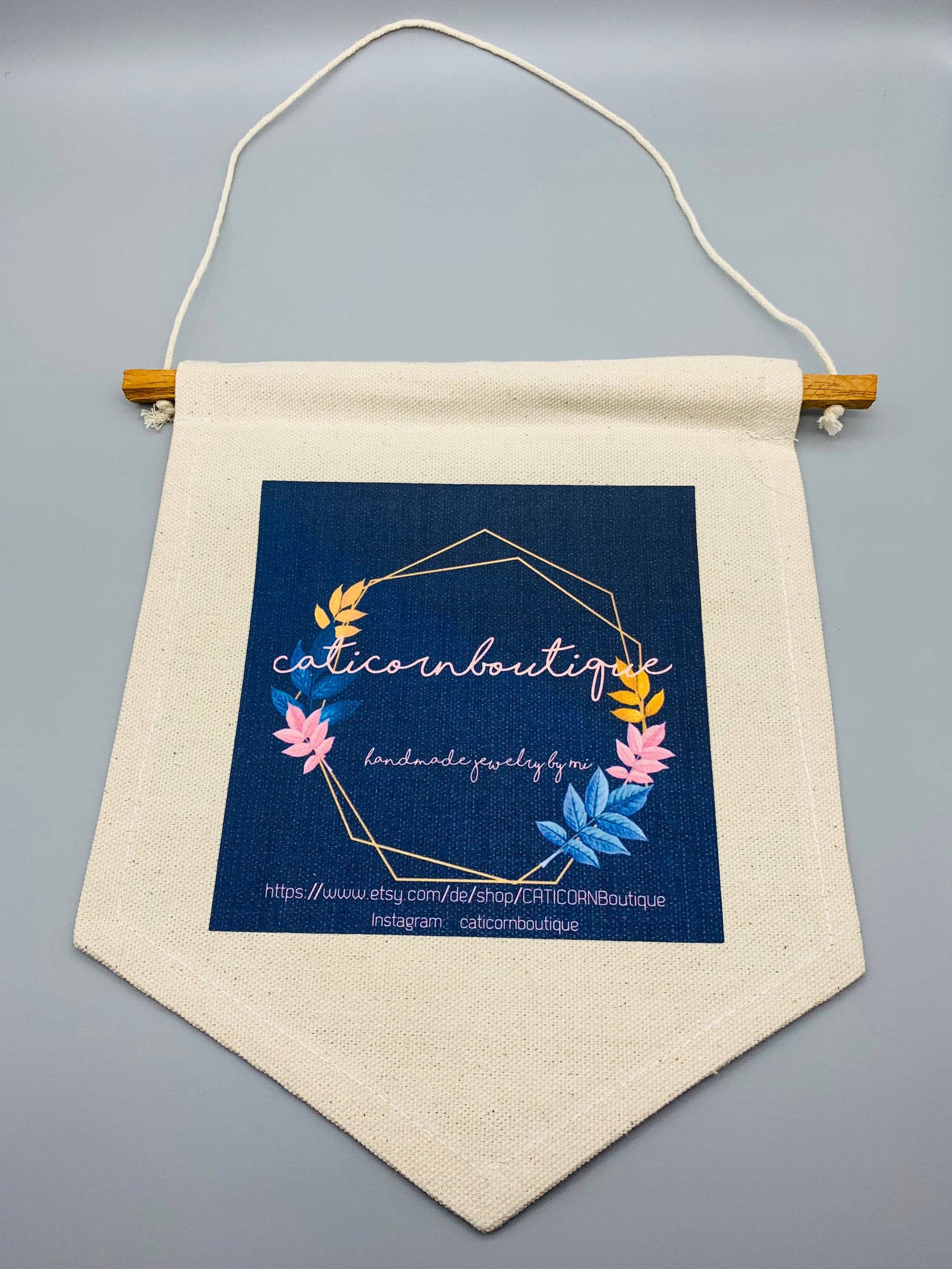 Custom Logo Banner Craft Fair Signs Custom Wall Flag Gifts - Etsy Canada