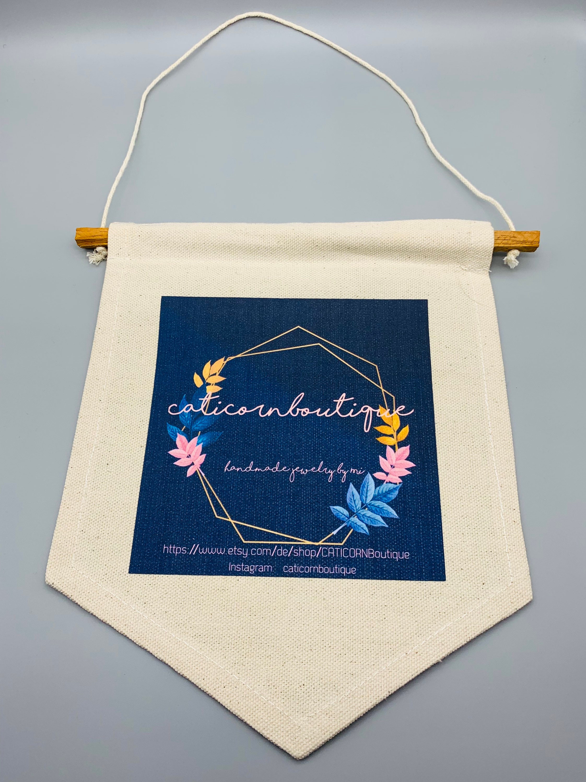 Custom Logo Banner Craft Fair Signs Custom Wall Flag Gifts | Etsy