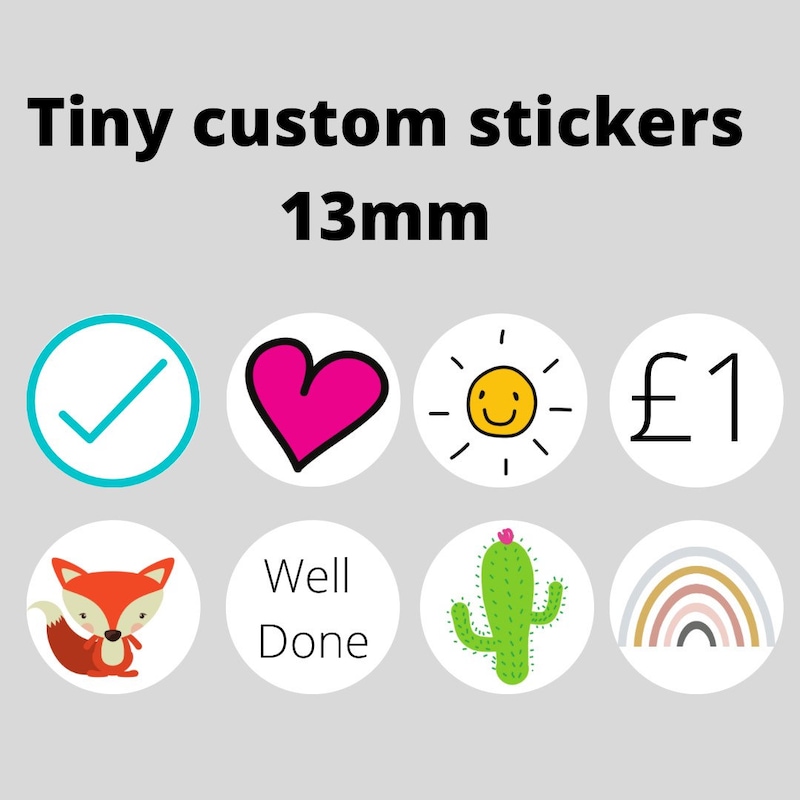 Small Custom Sticker - Etsy