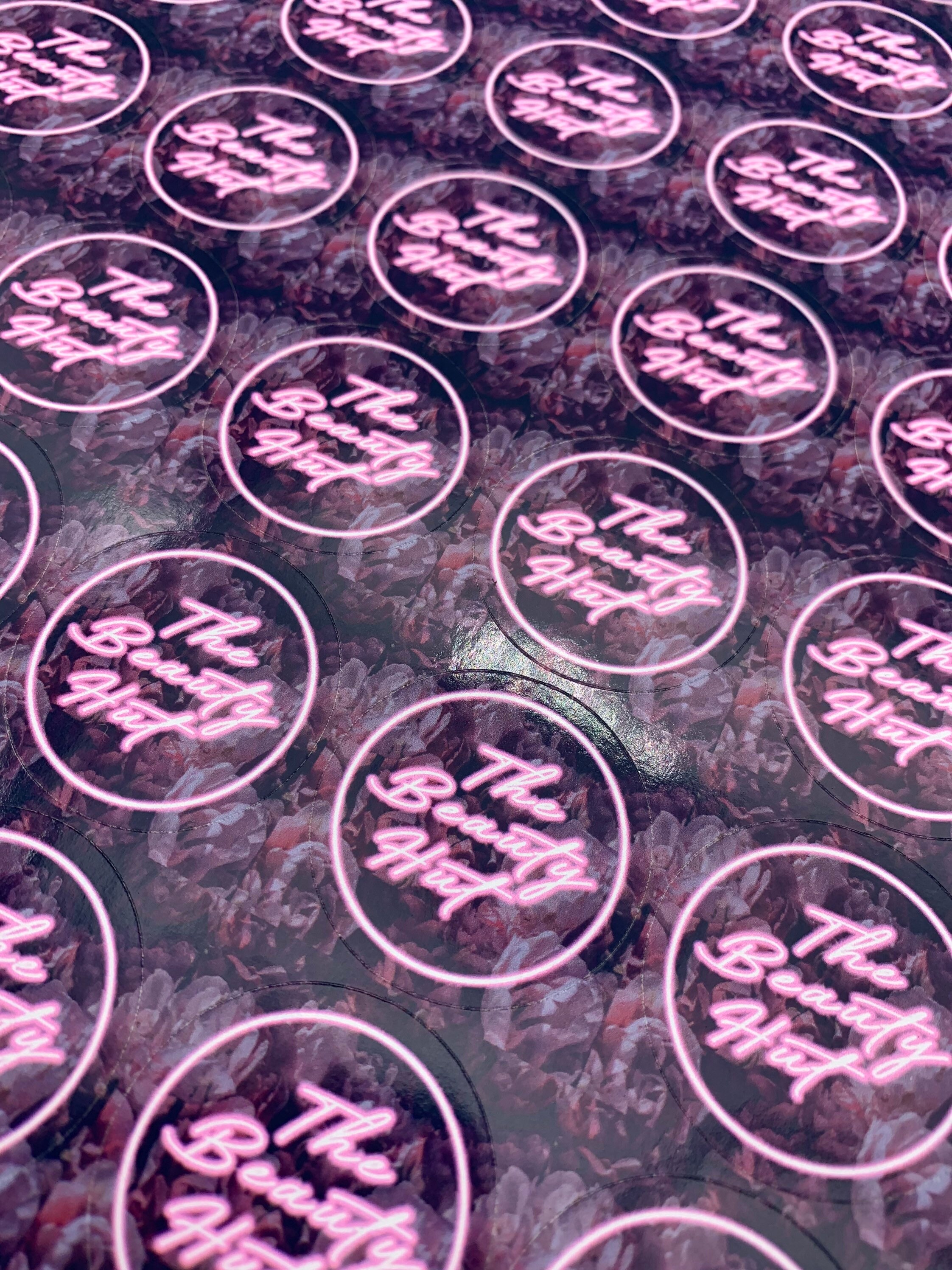 Glossy Logo Stickers Custom Glossy Stickers Die Cut - Etsy UK