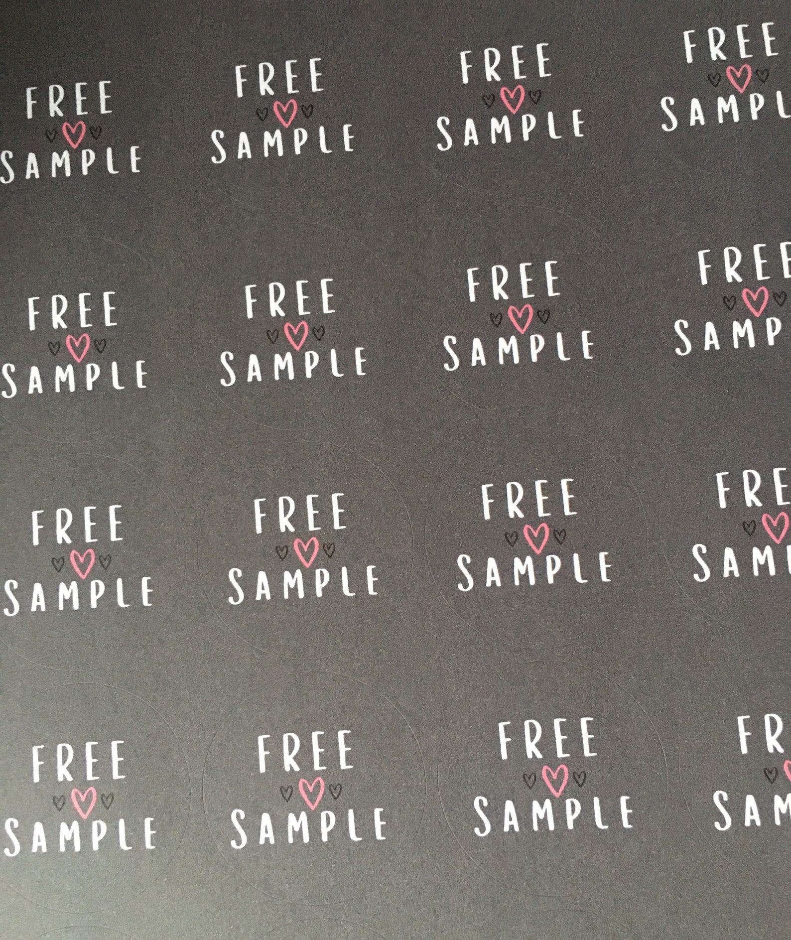 Freebie Stickers Free Sample Sticker Small Business - Etsy UK