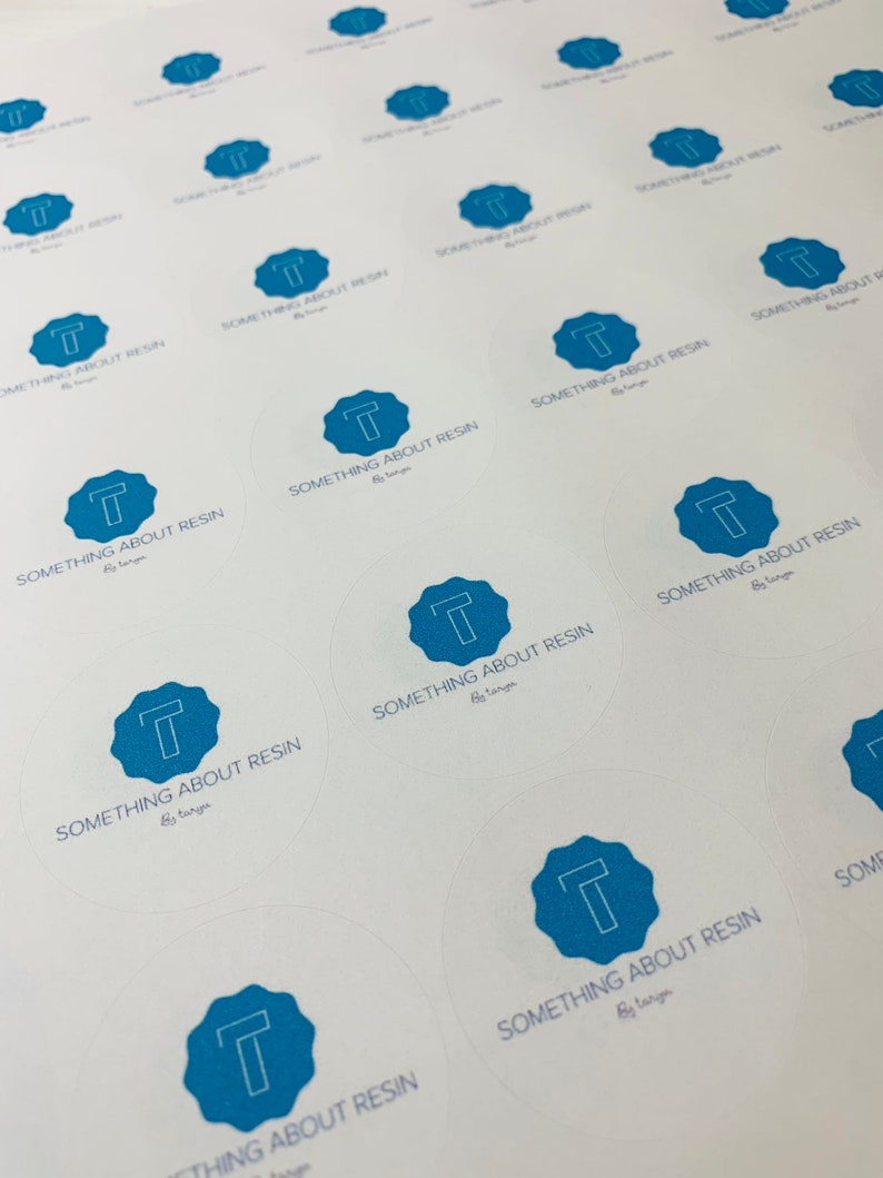 Custom Round Stickers Small Business Logo Stickers - Etsy UK