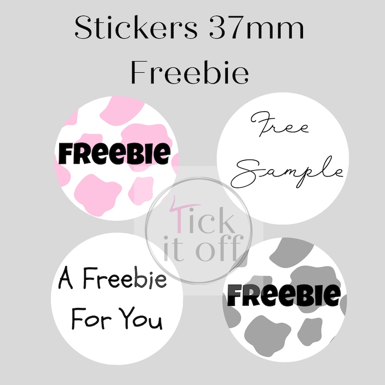 Freebie Stickers Free Sample Sticker Small Business - Etsy