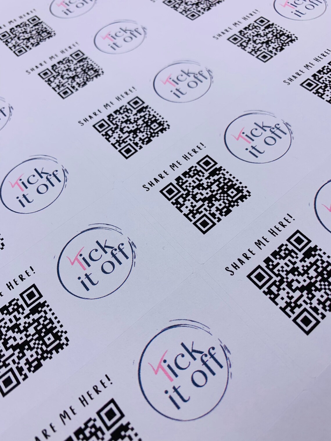 Qr Code Sticker Custom, Personalised Business Labels, Packaging Seal ...