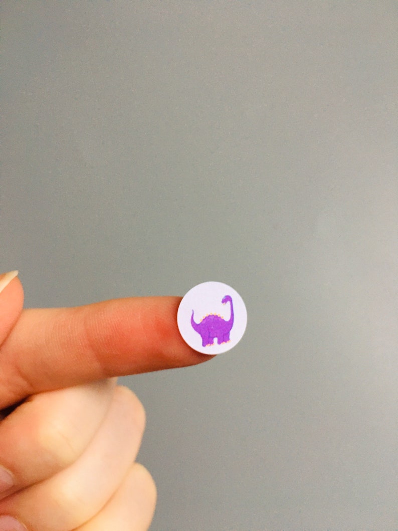 Tiny Custom Stickers Small Round Sticker Label Bulletjournal - Etsy UK