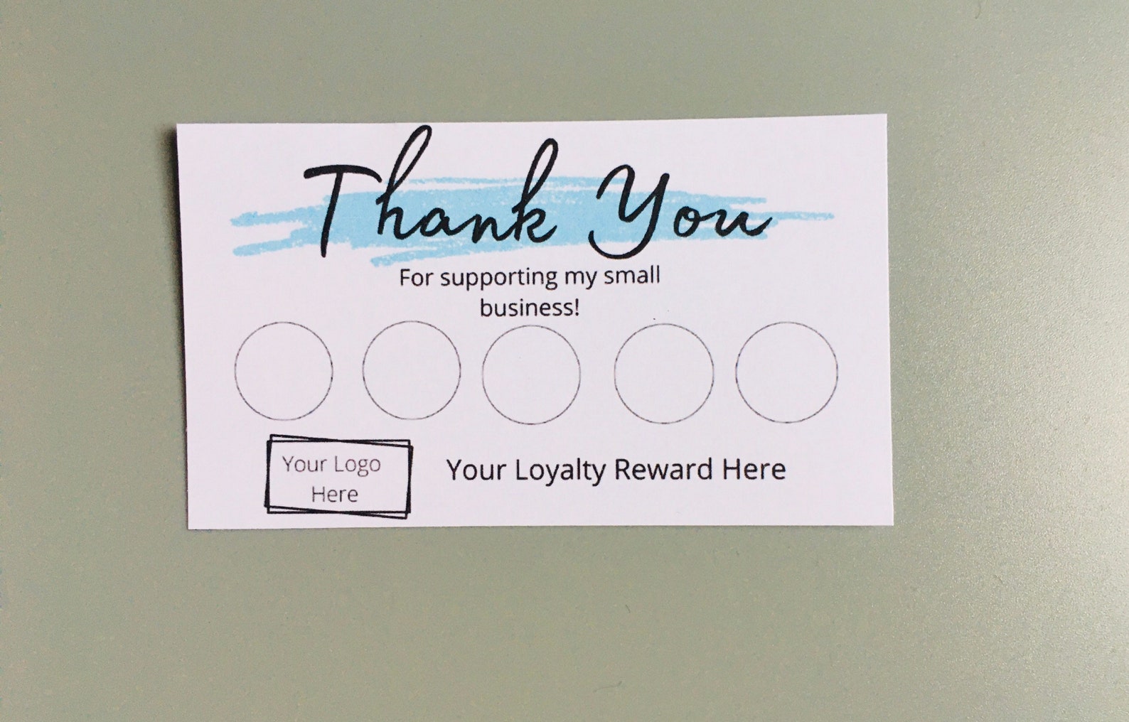 Custom Loyalty Cards Loyalty Card Stickers Loyalty Card | Etsy UK