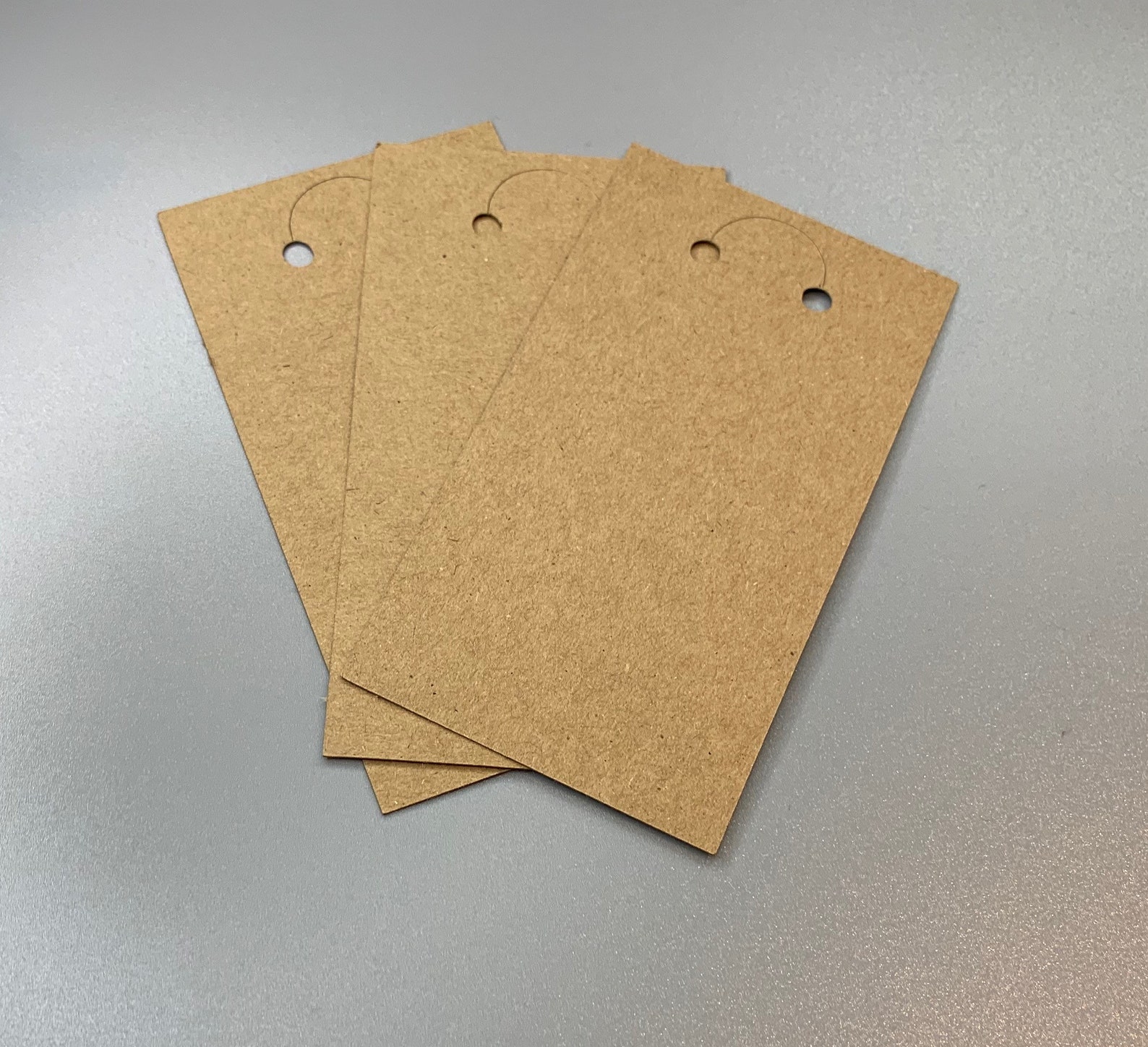 Blank, Keyring Backing Card, Kraft, Recycled, Eco Friendly Packaging ...