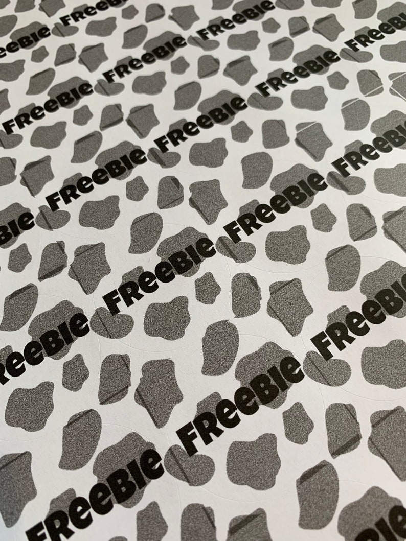 Freebie Stickers Free Sample Sticker Small Business - Etsy