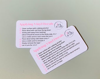 Product Care Card | Etsy