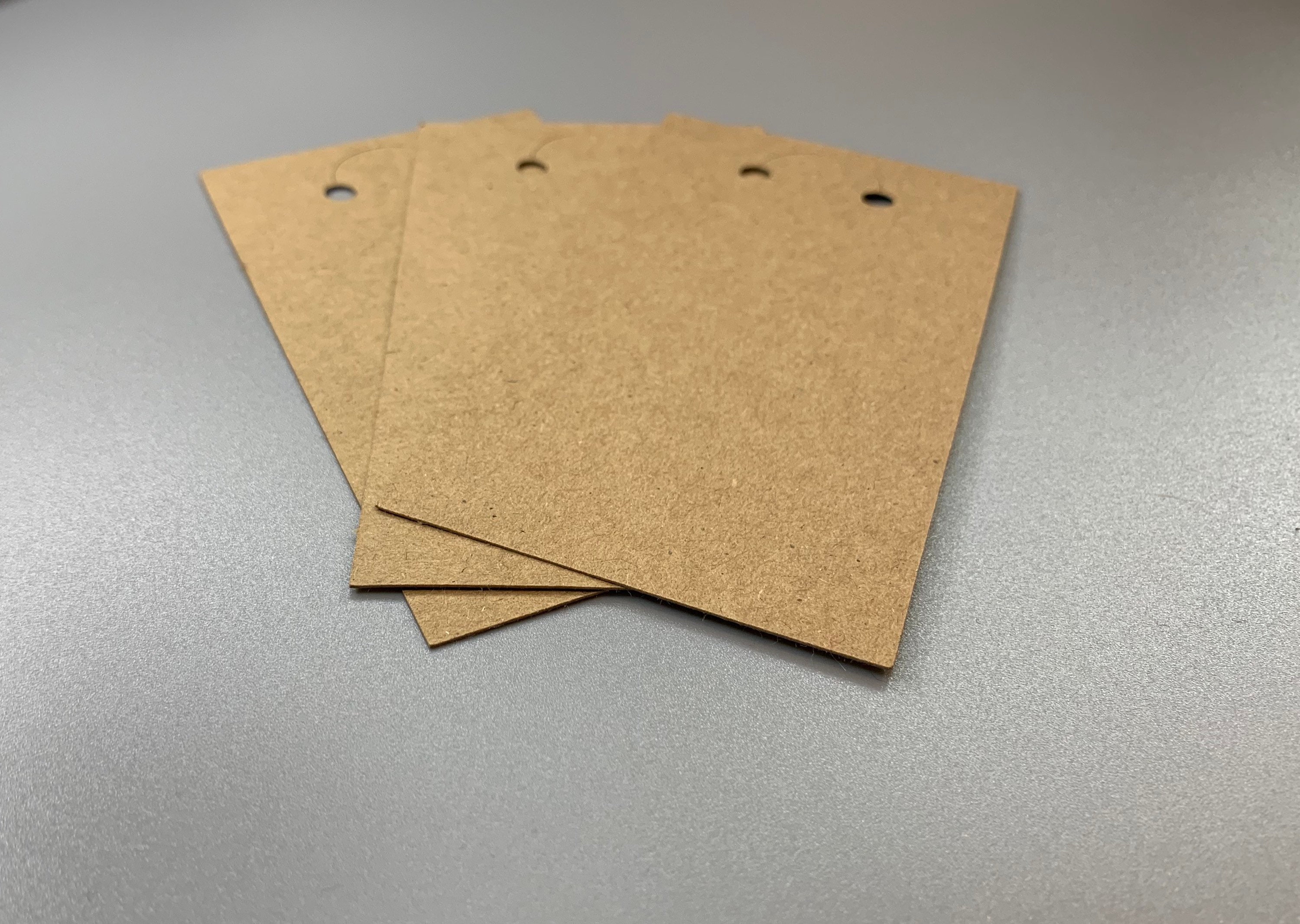 Blank, Keyring Backing Card, Kraft, Recycled, Eco Friendly Packaging ...
