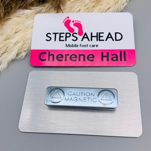 Custom Name Tag, Logo Name Tags, Metal Name Badge, Magnet Lapel Pin ...