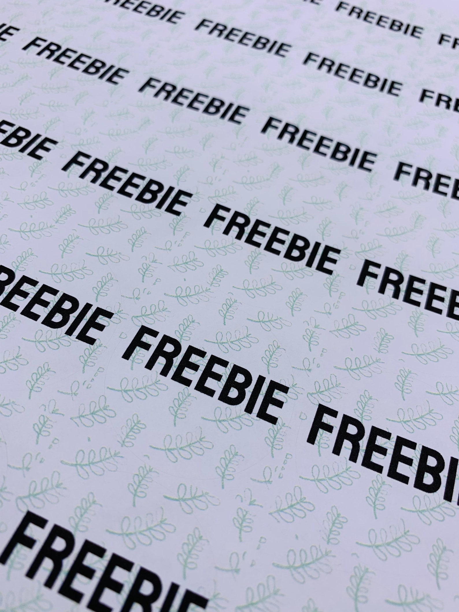 Freebie stickers free sample sticker small business | Etsy