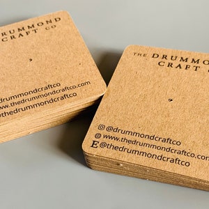 Pin Backing Cards, Custom Backing Cards, Badge Backing Card, Recycled ...