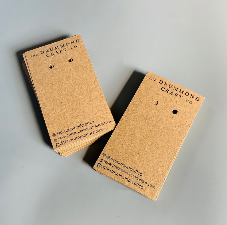 Custom Keyring Backing Card Recycled Eco Friendly - Etsy