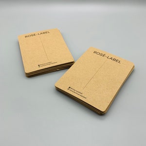 Large, Custom Hairclip Display Card, Kraft Recycled Business Cards ...