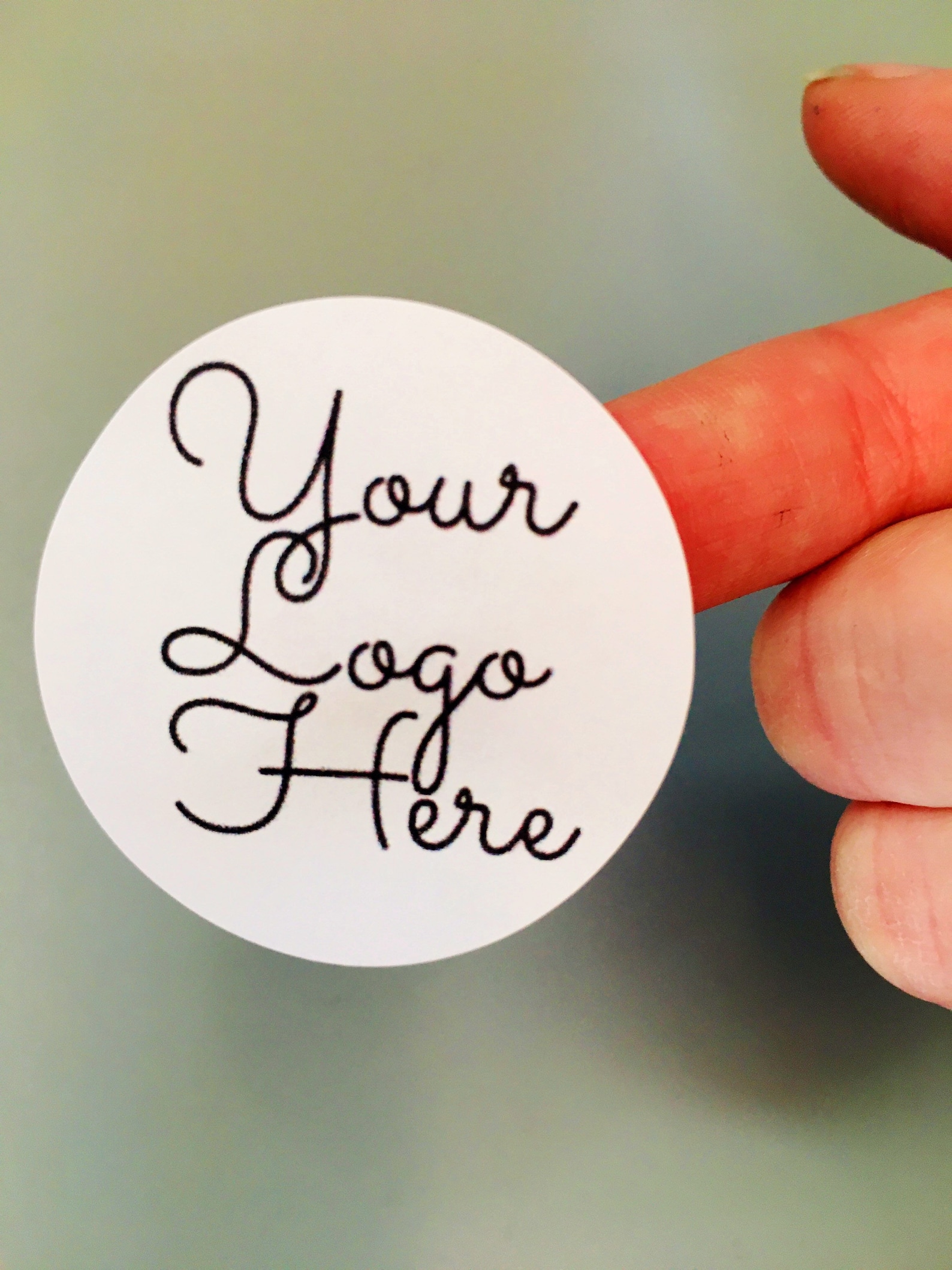 Small Business Logo Stickers Personalised Business Labels - Etsy UK