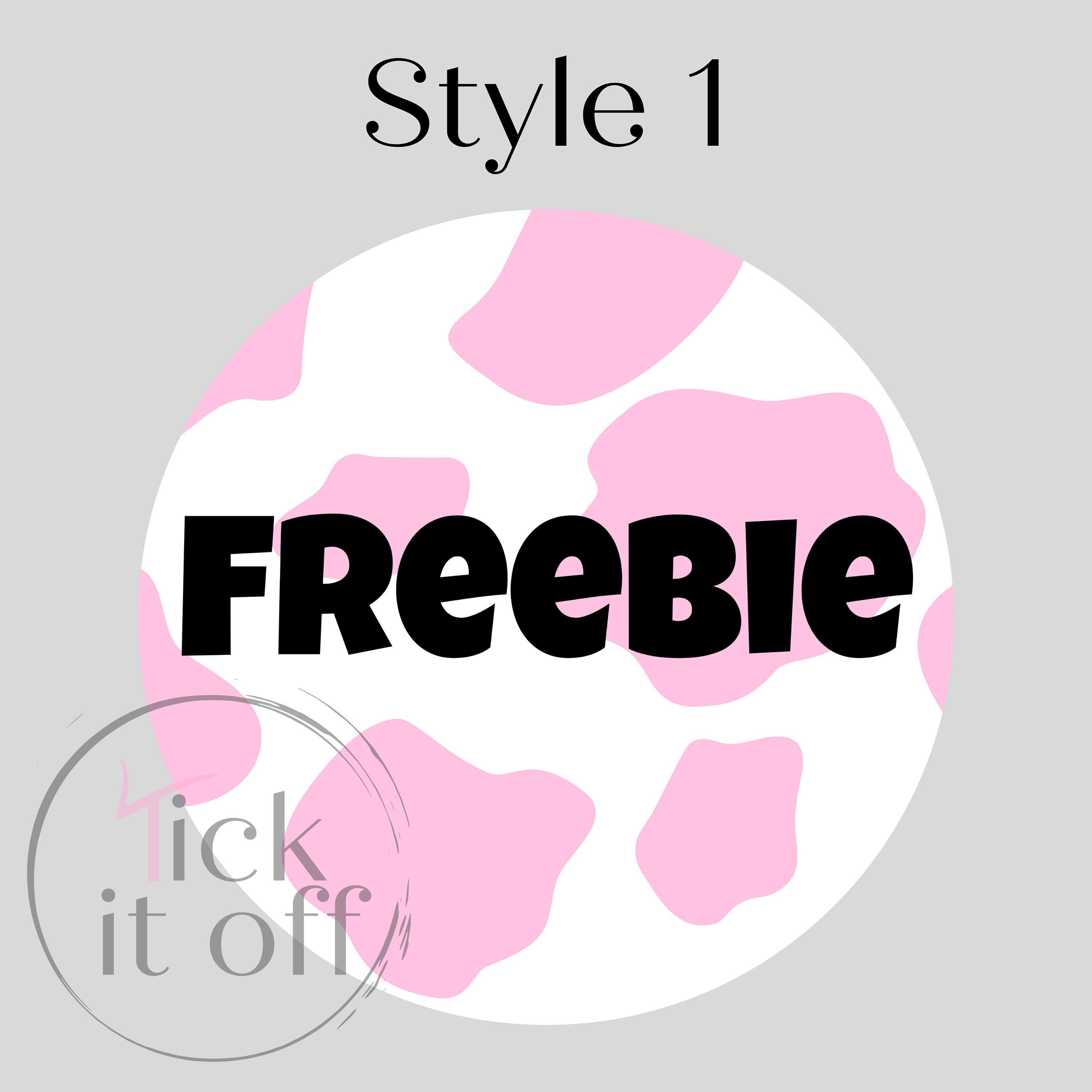 Freebie Stickers Free Sample Sticker Small Business | Etsy