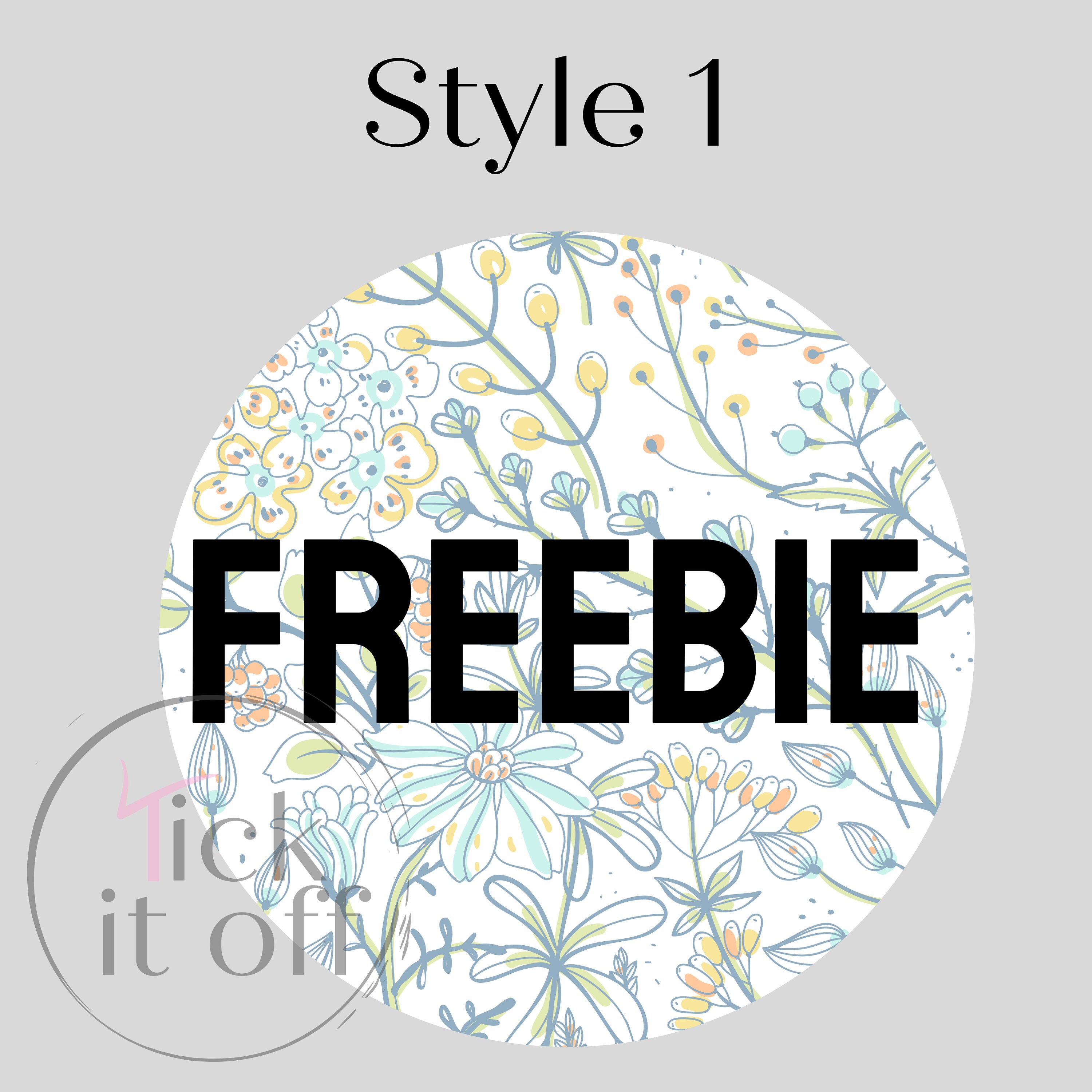 Freebie stickers free sample sticker small business | Etsy