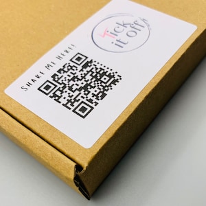 Qr Code Sticker Custom, Personalised Business Labels, Packaging Seal ...