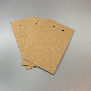 Blank, Keyring Backing Card, Kraft, Recycled, Eco Friendly Packaging ...