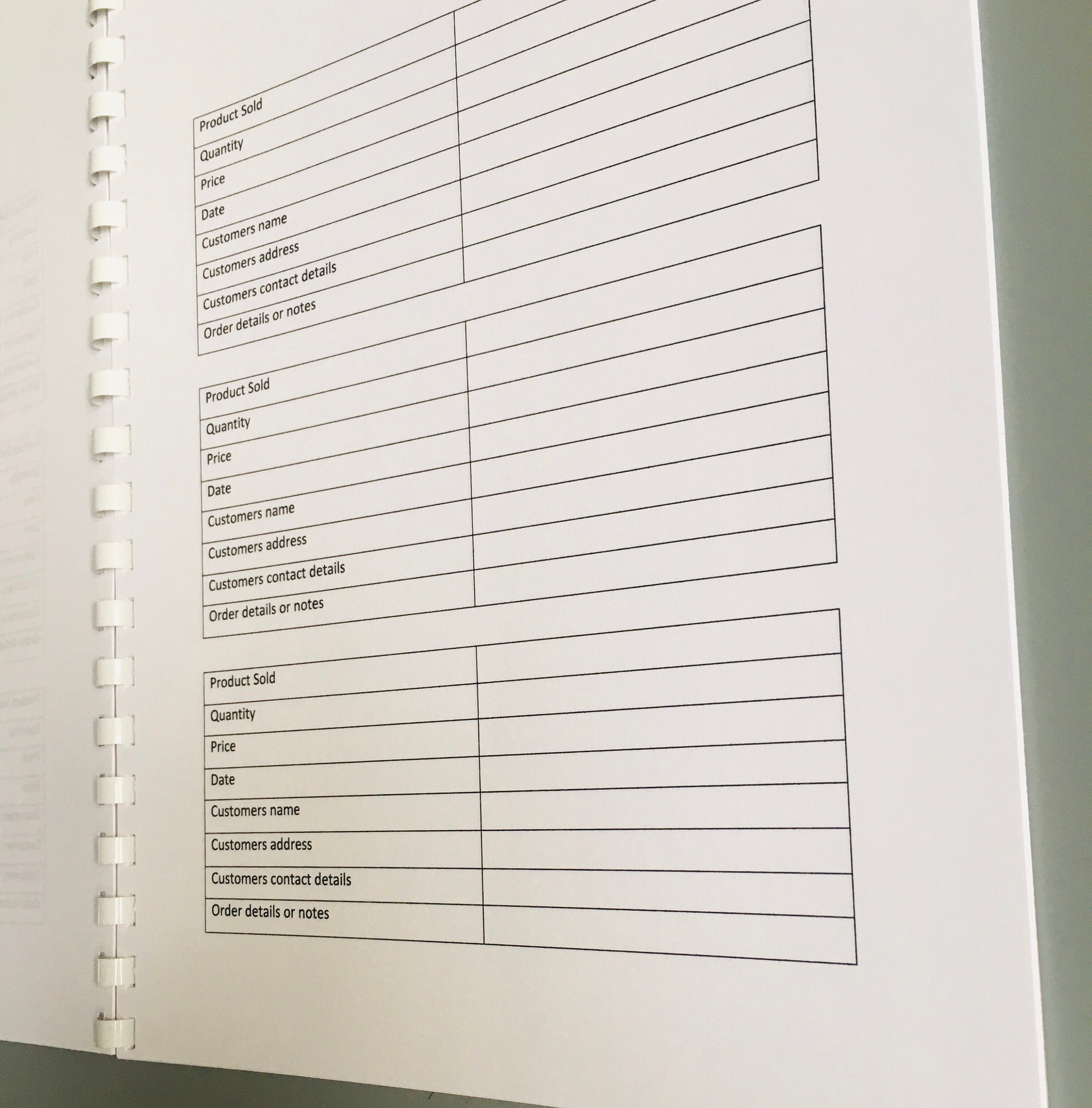 Personalised Order Book Invoice Book A4 A5 40 Pages Kraft - Etsy