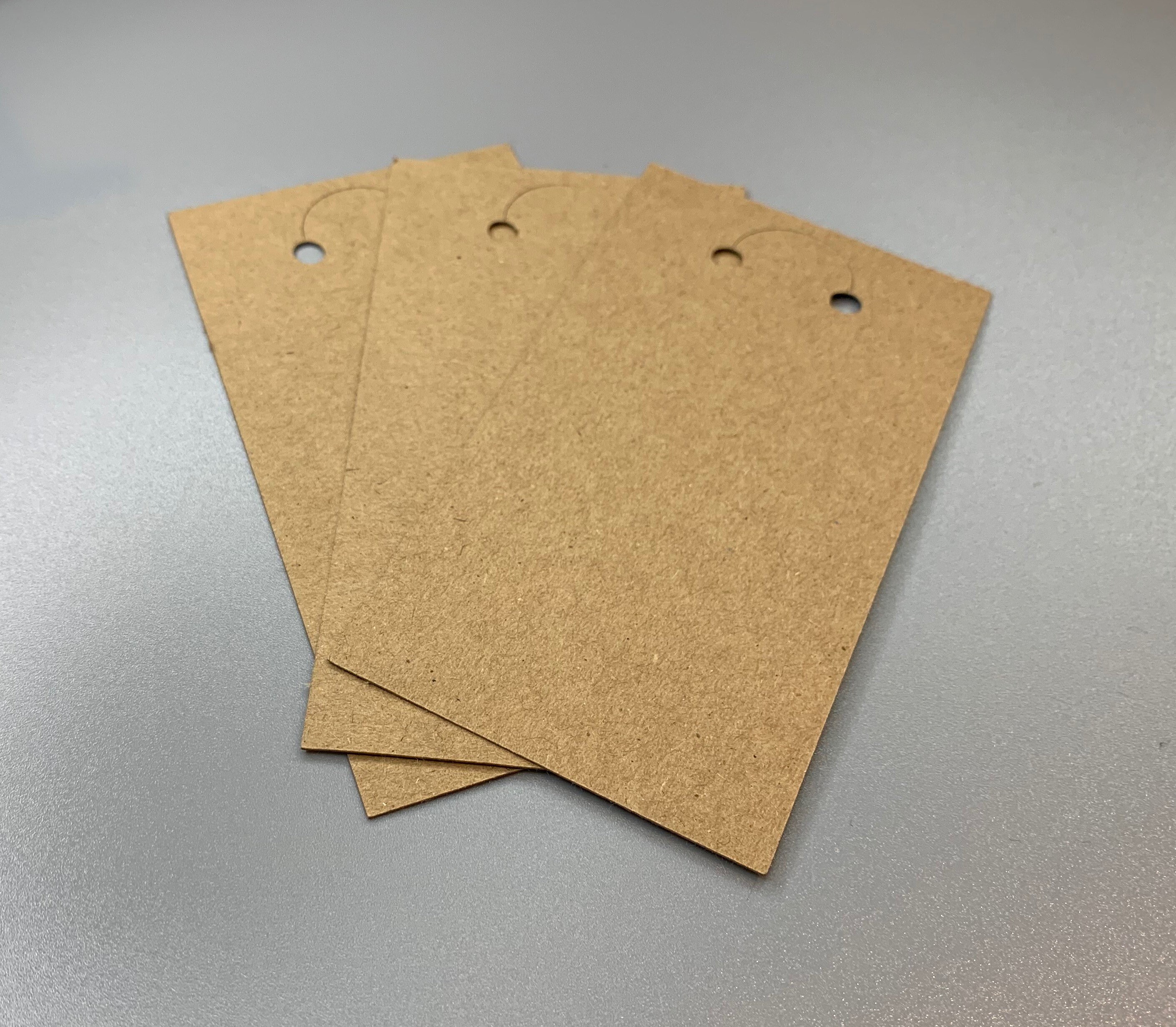 Blank, Keyring Backing Card, Kraft, Recycled, Eco Friendly Packaging ...