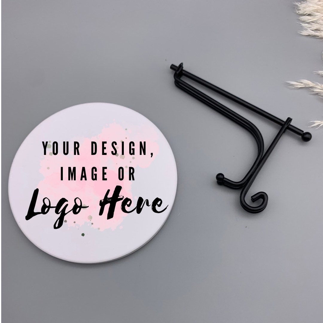 Logo Photo Prop 10.8cm Qr Code Sign Custom Ceramic - Etsy