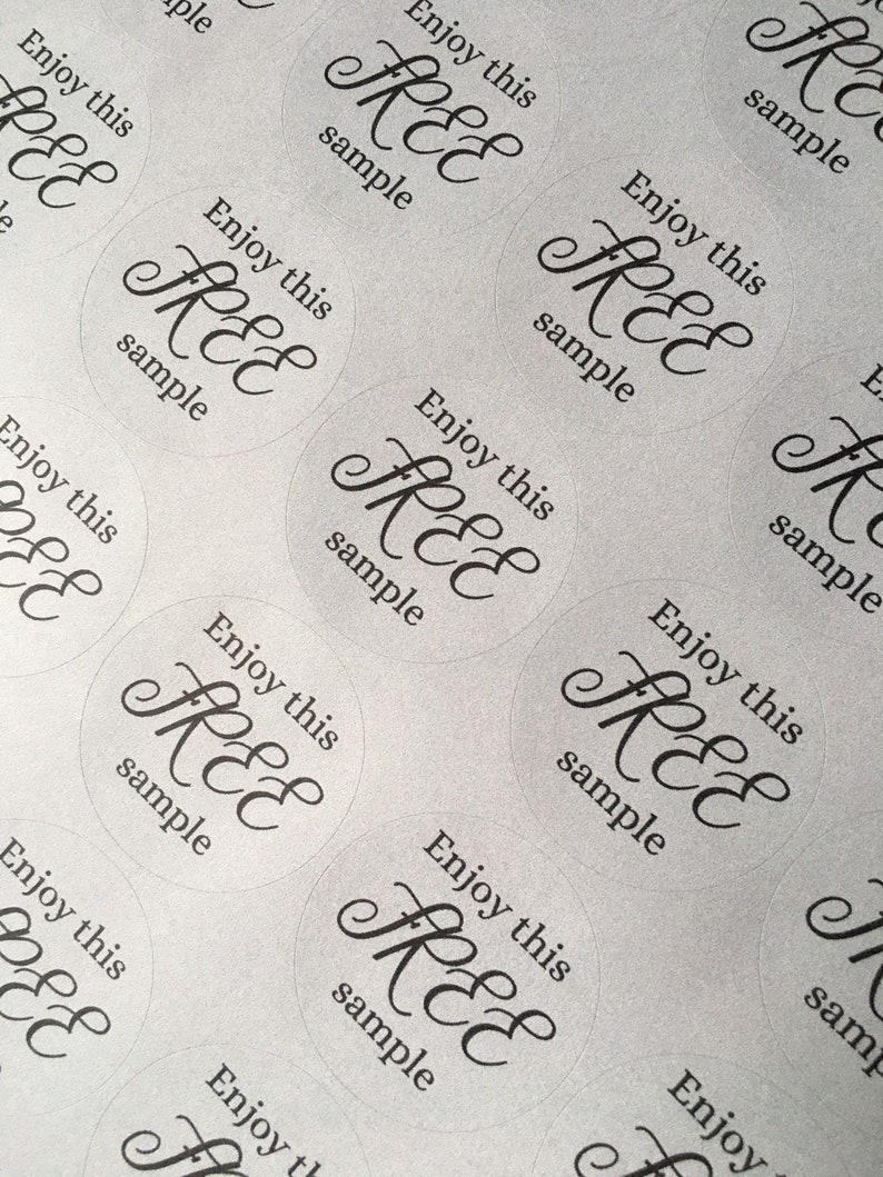 Freebie Stickers, Free Sample Sticker, Small Business Packaging ...