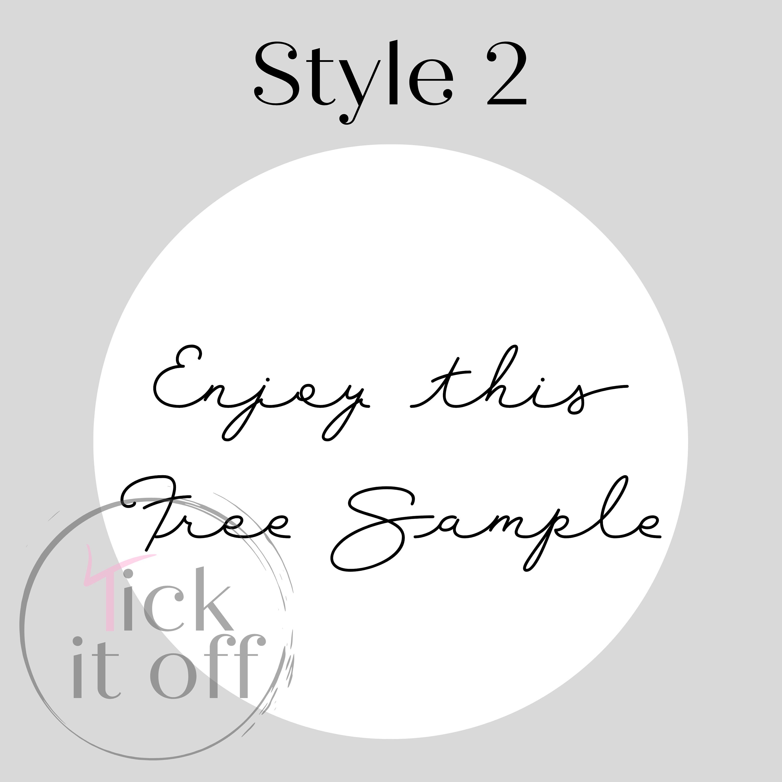 Freebie stickers free sample sticker small business | Etsy