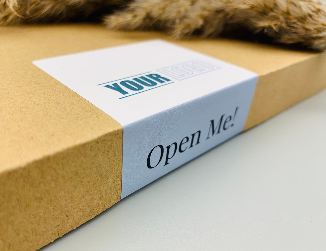 Personalised Box Seal Stickers, Box Seal Labels, Logo Stickers ...