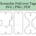 Scrunchie Tag Svg, Scruchie Packaging, Cut Files, Png Cut File, Hair ...